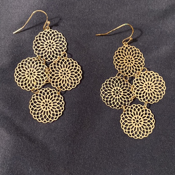 Meghan Browne | Jewelry | Meghan Browne Style Silver Earrings | Poshmark